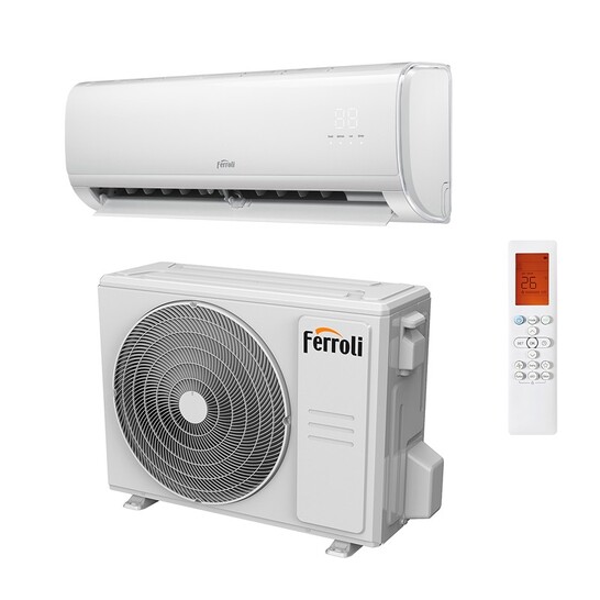 Climatizzatore Ferroli Giada 12000 BTU Inverter Monosplit WIfi Incluso Gas R32 A++ | Elettroclimaweb