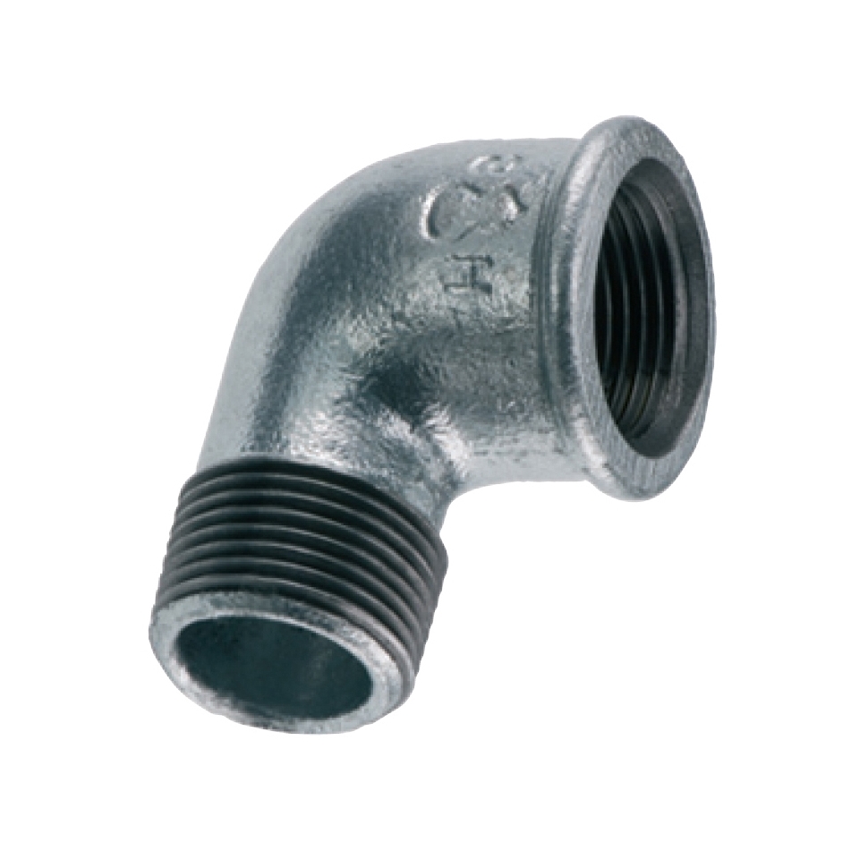 Gomito 2" Mf Zincato Ghisa Malleabile | Elettroclimaweb
