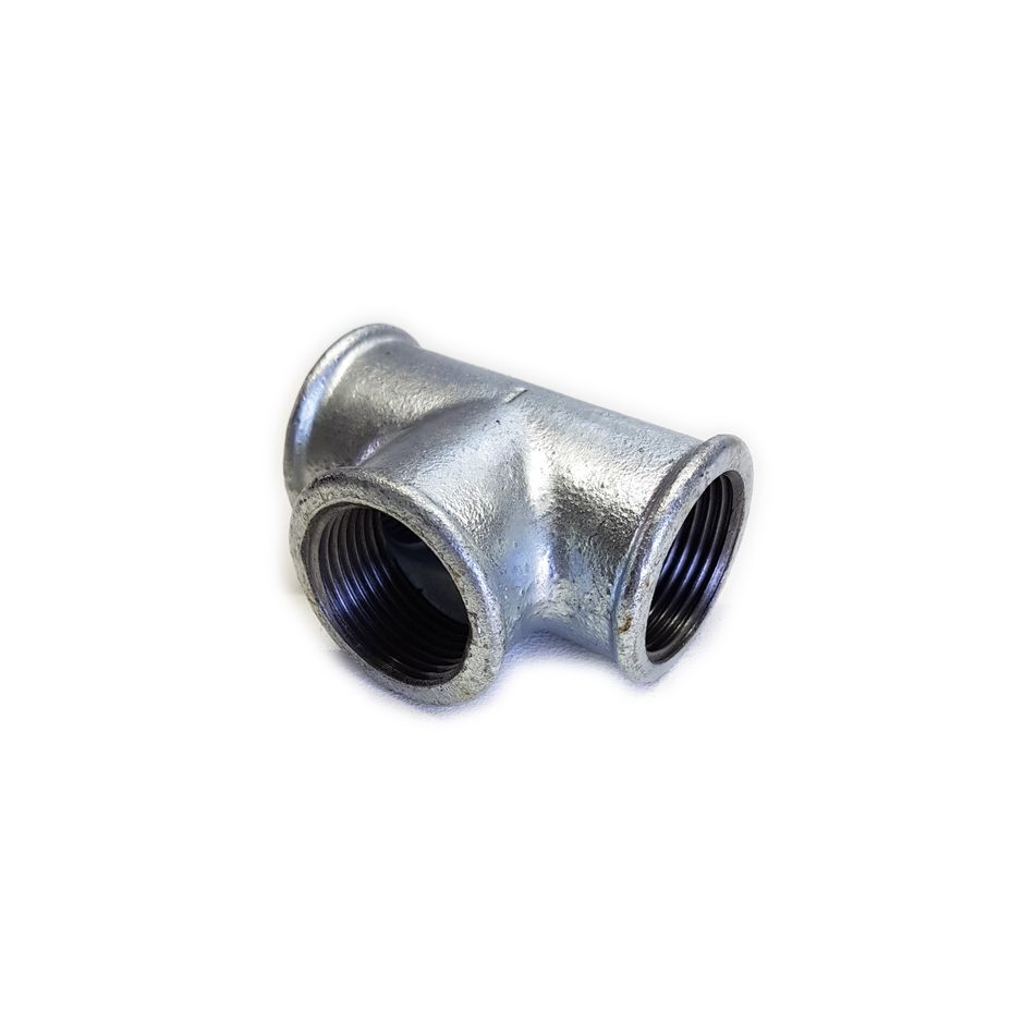 Tee 1/2" Zincato Ghisa Malleabile | Elettroclimaweb