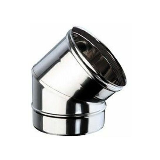 Curva Acciaio Inox D. 200 45° Monoparete Europrofil | Elettroclimaweb